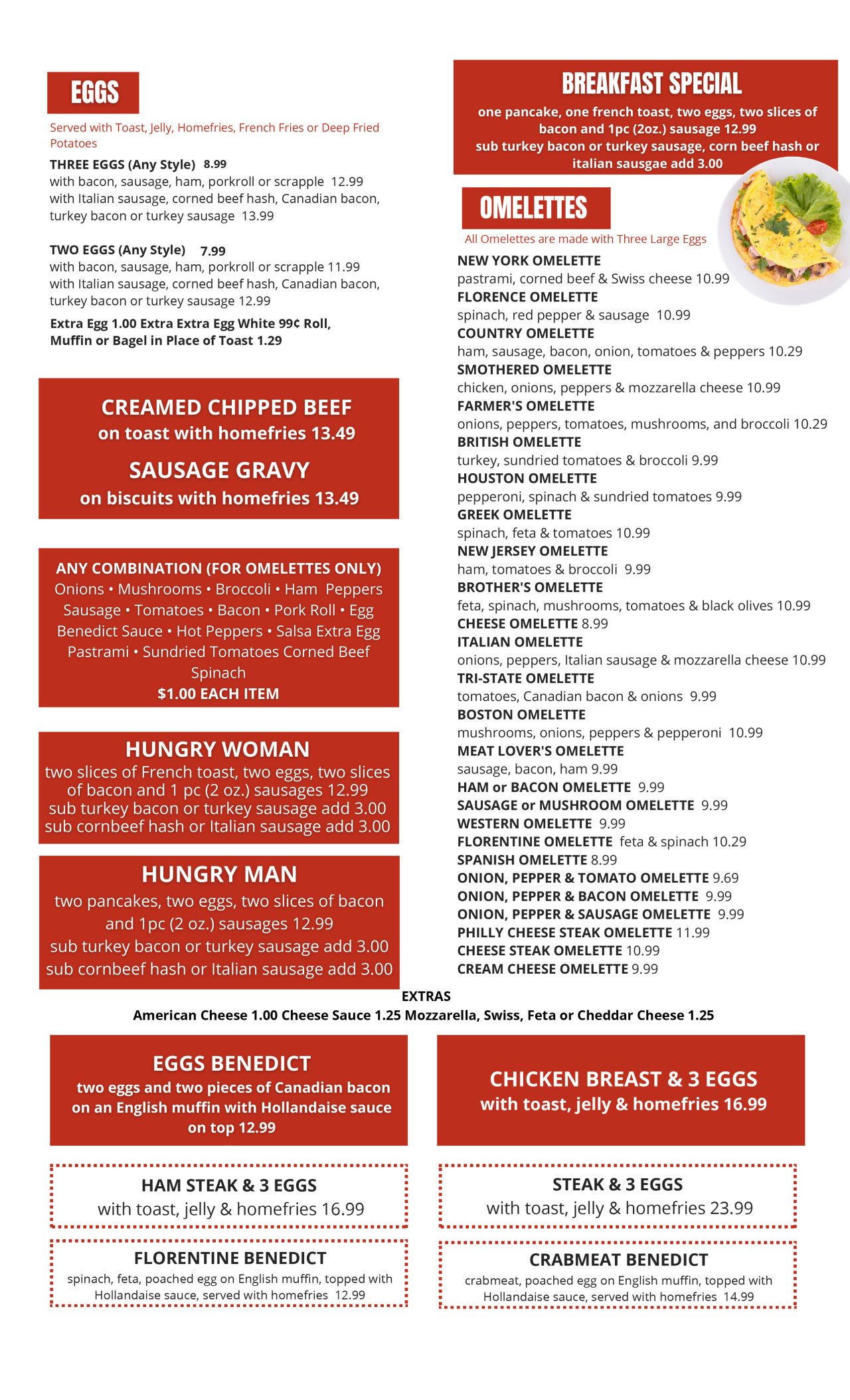 Our Menu - Brothers Diner